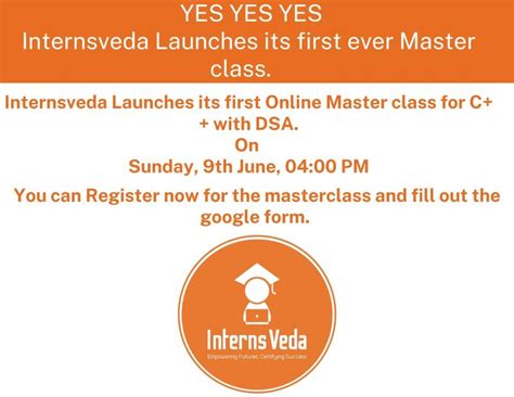 internsveda on linkedin 🚀 internsveda c with dsa masterclass 🚀