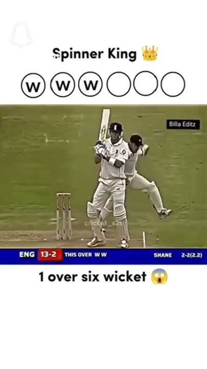 The Art Of Spin Shane Warne 6 Ball And Sex Wickets Firki Ka Jadu Cricket Cricketlover
