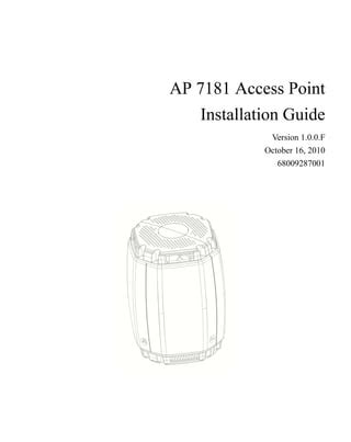 Ap7181 Installation Guide Pdf