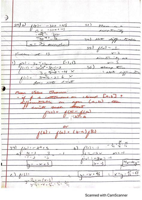 SOLUTION Calculus I Rolle S Theorem Mean Value Theorem Studypool