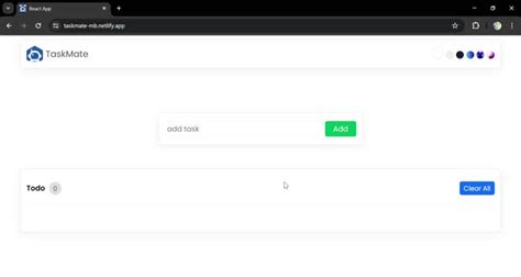 Video Muhammad Bilal On Linkedin ⌛ Sharing My First React Project Taskmate Taskmate Is A