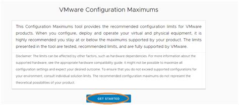 Virtualization The Future Vmware Configuration Maximums Tool New