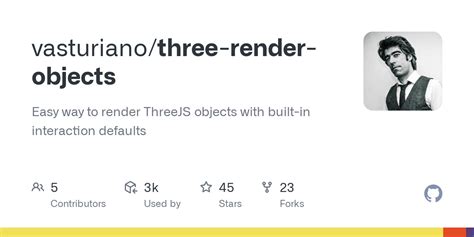 Github Vasturianothree Render Objects Easy Way To Render Threejs Objects With Built In
