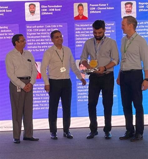 aditya jaiswal on linkedin got a reward from hcl uob leadership for best performance thanks to