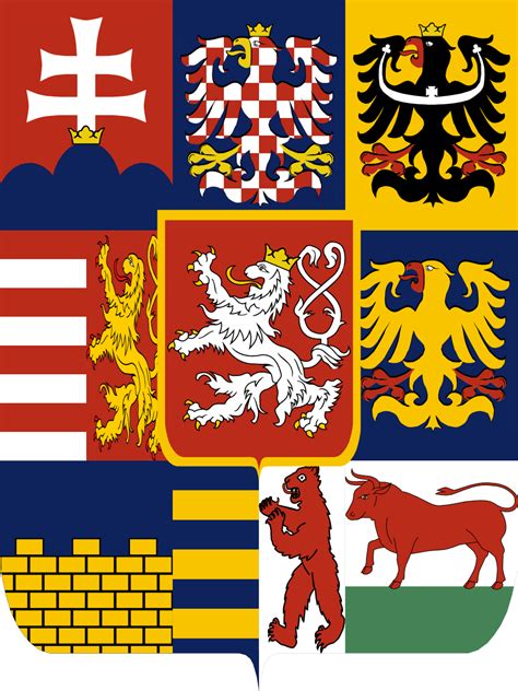 alternate kingdom of great bohemia coat of arms shield design alternate history chivalry