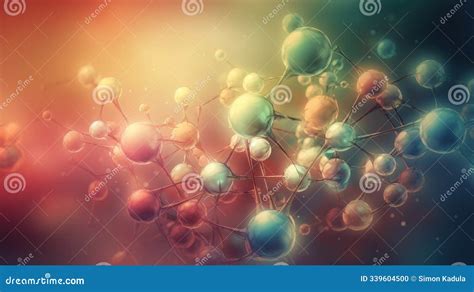 Colorful Molecules Background Dna Helix Dna Strand Dna Test Molecule Or Atom Neurons