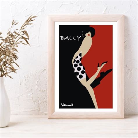 Bally Poster Etsy