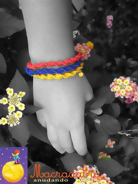 Pulsera Colombia Knit Crafts Crochet Belt Crochet Necklace