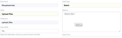 upload file field user forum frappe forum