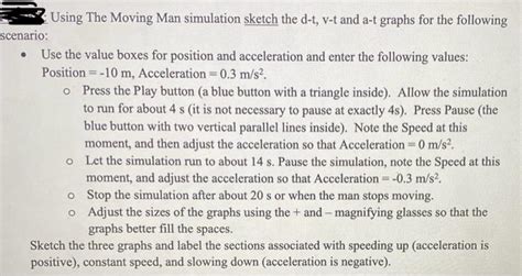 Solved Sketch Adistance Vs Time Graphvelocity Vs Time Chegg Com