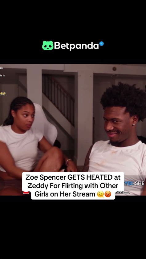 Zoe Spencer Confronts Zeddy About Flirting During Stream Tiktok