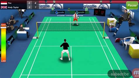 Semi Final Badminton 3d Ngakak Youtube