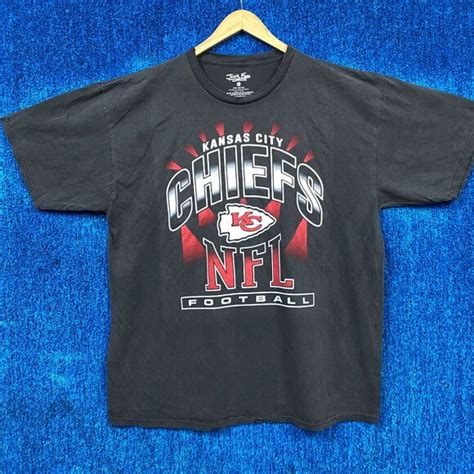Nfl Shirts Kansas City Chiefs Nfl Football Team Logo Throwback Tee