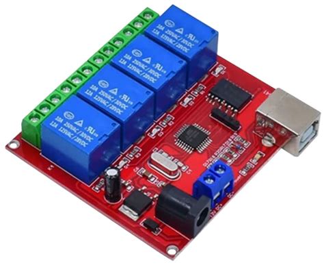 Usbb Relay04 Seeit Seeit Usbb Relay04 Relay Control Card Module Usbb Relay04 286 4067 Rs