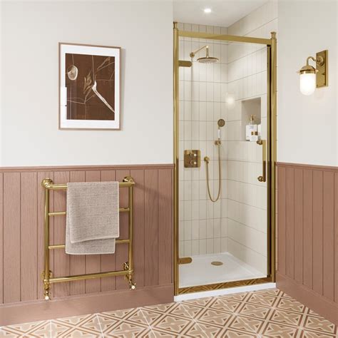 Burlington Classique Hinged Door 100cm Theclassichouse The Classic Bathroom And Kitchen