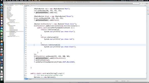 Java Gui Radiobuttons Youtube