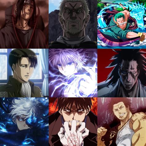 Create A Anime Side Character Tier List Tiermaker