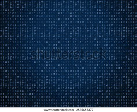 Binary Programming Code Background Digital Data Stock Vector Royalty