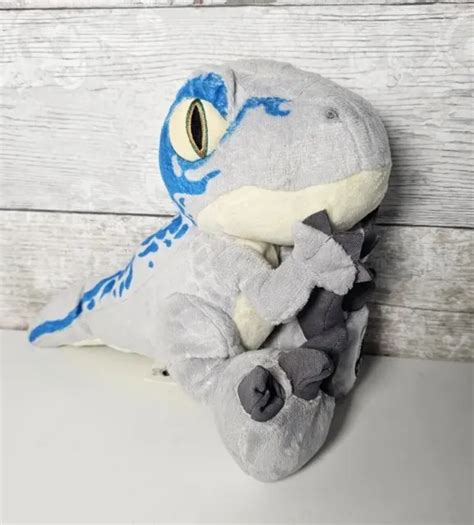 Jurassic World Camp Cretaceous 11 Blue Velociraptor Dinosaur Plush My