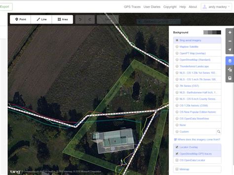 Is There A Way To See My Uploaded GPS Track Overlayed In The Map Editor OSM Help
