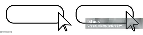Click Cursor Button Computer Mouse Pointer Stock Illustration