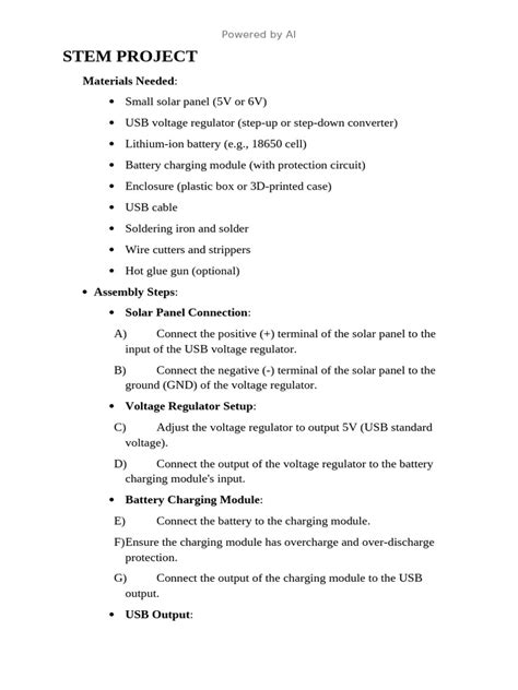 Stem Project Pdf Computers