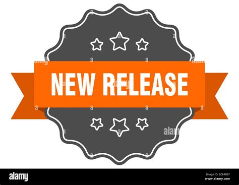 New Release Label New Release Isolated Seal Retro Sticker Sign Stock