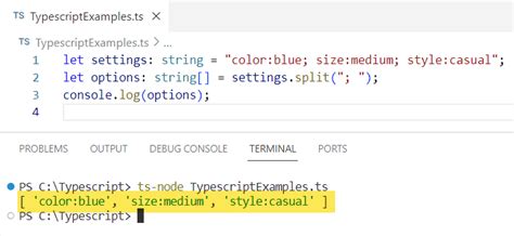 Typescript Split String With Examples