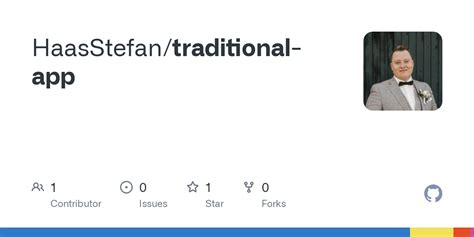 GitHub HaasStefan Traditional App