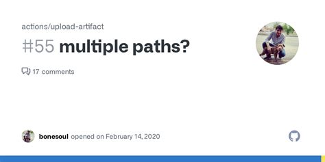 Multiple Paths · Issue 55 · Actionsupload Artifact · Github