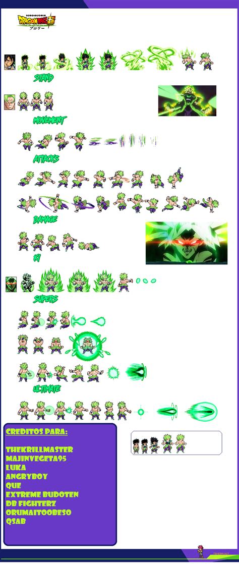 Dbs Broly Sprites