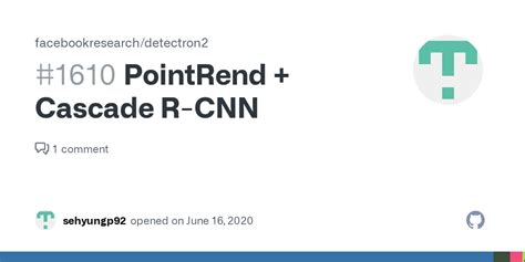 pointrend cascade r cnn · issue 1610 · facebookresearch detectron2