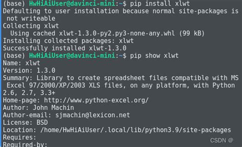 pip安装在home local出现问题 Defaulting to user installation because normal site packages is not