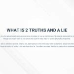 Free Interactive Two Truths and a Lie PowerPoint Template