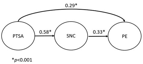 Posited Model Structural Coefficients From The Completely Standardized