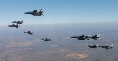 공군 대규모 다국적 연합공중훈련 피치블랙 훈련 참가