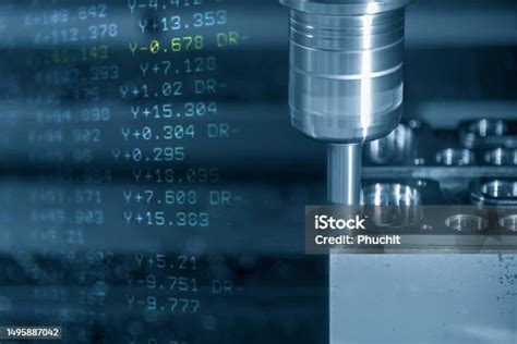 추상적인 장면 Cnc 밀링 머신 모따기 금형 부품 절단 및 G 코드 데이터 배경 0명에 대한 스톡 사진 및 기타 이미지 0명 Cnc 장치 강철 Istock