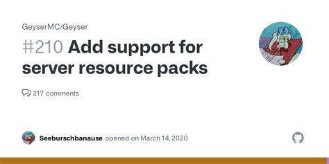add support for server resource packs · issue 210 · geysermc geyser