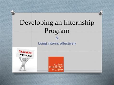 Ppt Developing An Internship Program Powerpoint Presentation Free