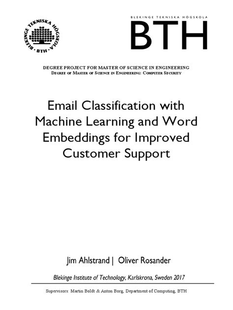 email classification pdf support vector machine statistical