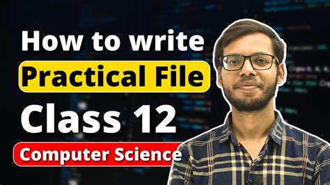 Class 12 Python How To Write Practical File Class 12 Computer
