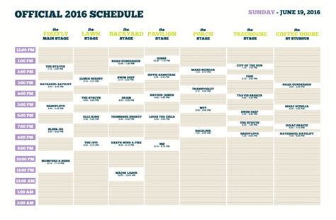 Firefly 2016 Lineup And Schedule Delmarvalife