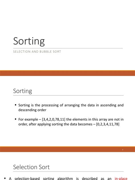 3 1 Selection And Bubble Sort Pdf Mathematical Logic Applied