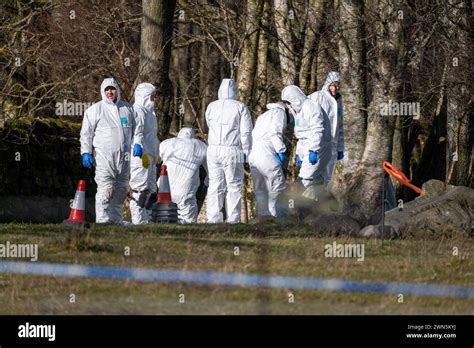 Pitilie Near Aberfeldy Uk 29th Feb 2024 This Is Police Scotland