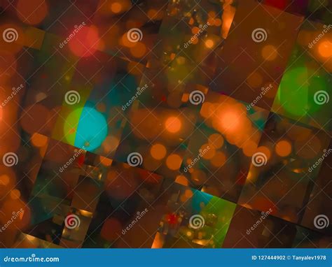 Abstract Digital Fractal Texture Beautiful Fantastic Design Stock