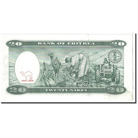 Banknote Eritrea 20 Nakfa 1997 1997 05 24 Km 4 Unc 65 70
