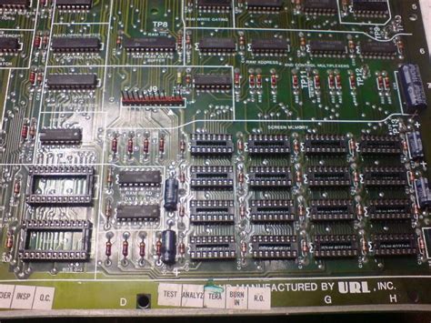 Berzerk Original Stern Pcb And Monitor Repair Logs Aussie Arcade