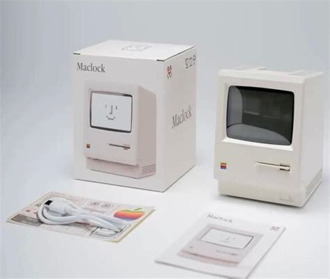 The Alarm Clock Reviving The Design Of The Original Macintosh Collateral