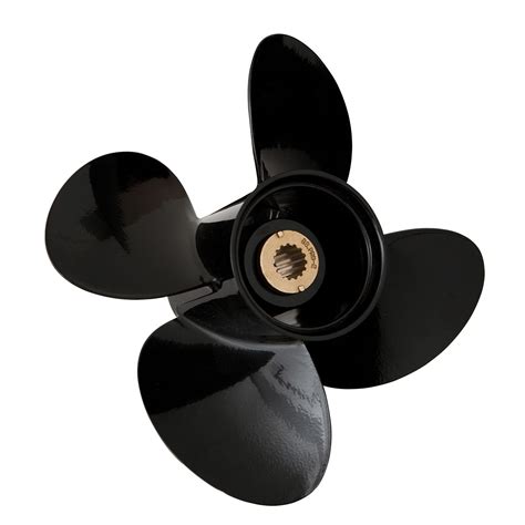 40 140hp Johnson Evinrude Etec Propeller 4 Blade Aluminium Prop
