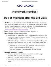 Intro To Computer Programming Homework Algorithm Course Hero
